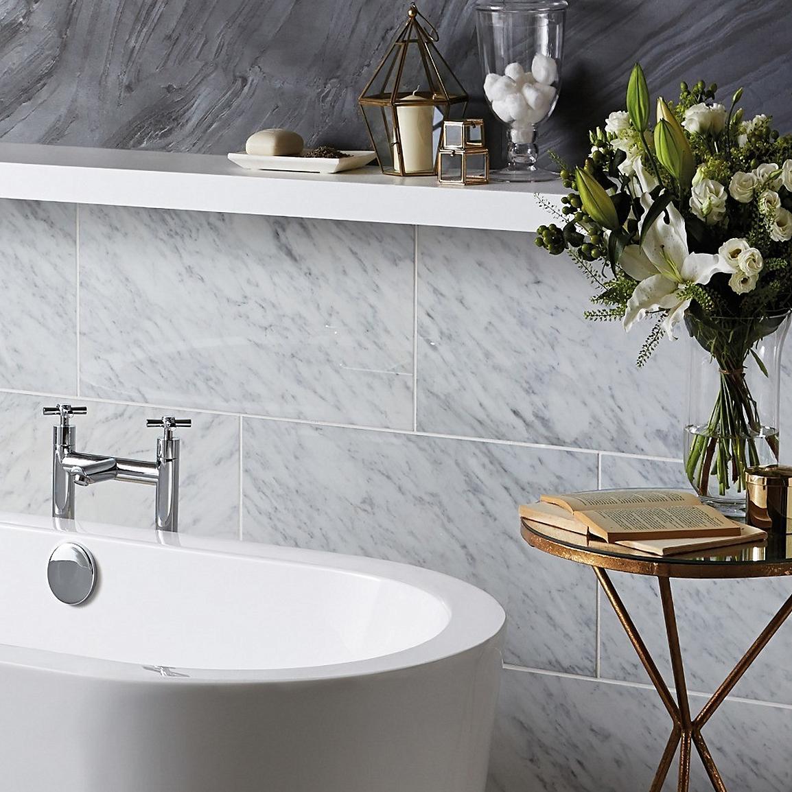 White Natural Stone Tiles | Topps Tiles