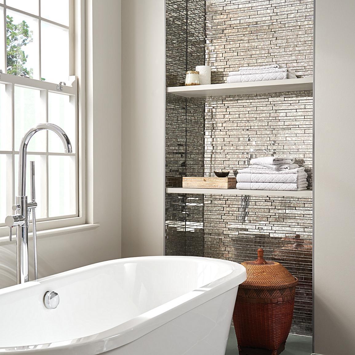 Silver Bathroom Tiles | Topps Tiles