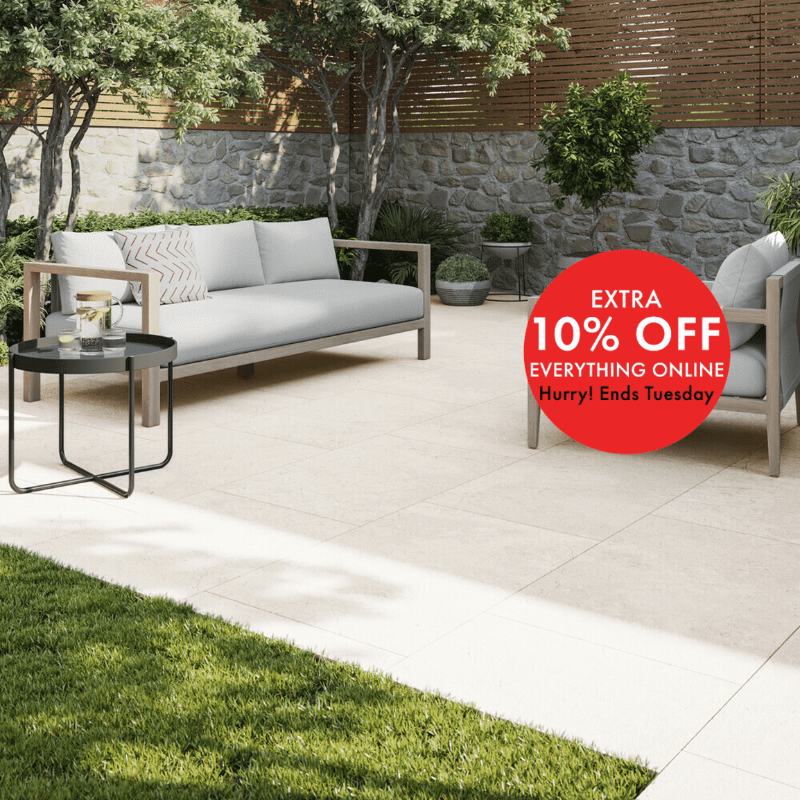 Outdoor Tiles for Gardens, Patios & Decking | Topps Tiles