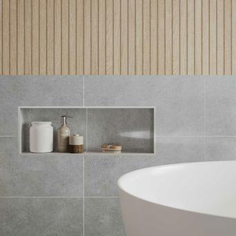 Silver Tiles for Bathrooms | Topps Tiles
