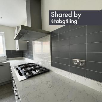 Matrix® Steel Matt Tile (9.8cm x 19.8cm) | Topps Tiles