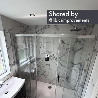 Torrano™ Calacatta Tile (60cm x 60cm) | Topps Tiles