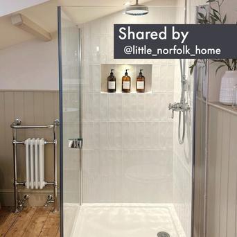 Acton White Tile (30cm x 7.5cm) | Topps Tiles