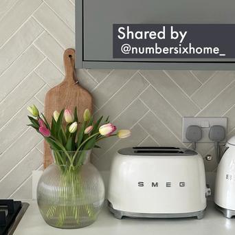 Zellica Antique White Tile (6cm x 24cm) | Topps Tiles