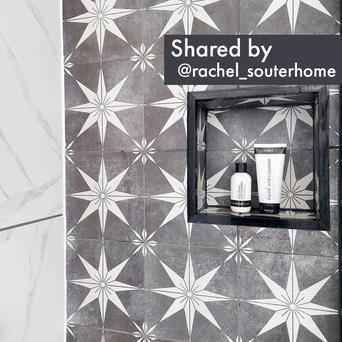 Statements™ Stello™ Black Tile | Topps Tiles