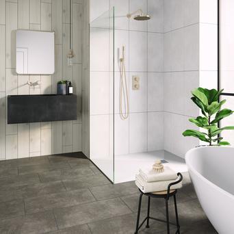 Grey Bathroom Floor Tiles | Topps Tiles
