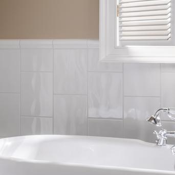 White Ceramic Bathroom Tile Ideas