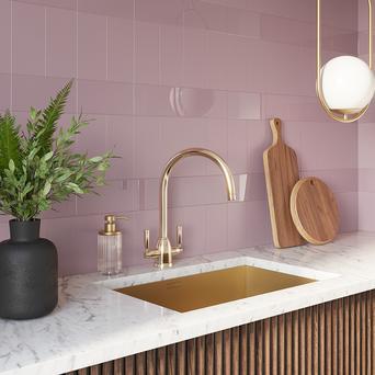 Pink Tiles for Kitchens | Topps Tiles