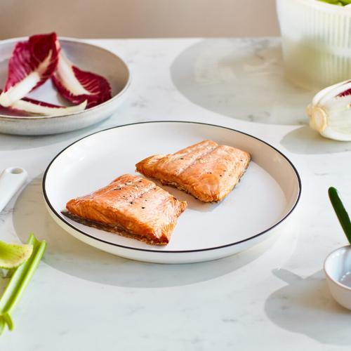 Hot Smoked Salmon Steak Fishmonger