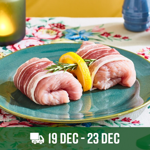 Turkey Parcels with Pork, Sage & Onion Stuffing, Pack of 2 (460g ...