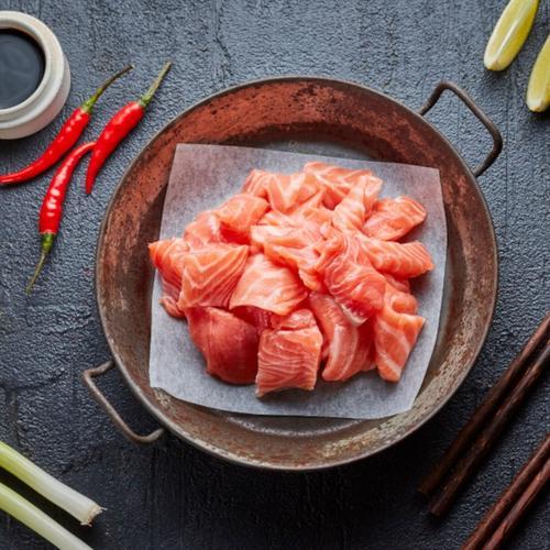 Salmon, Diced (300g) | field&flower Fishmonger