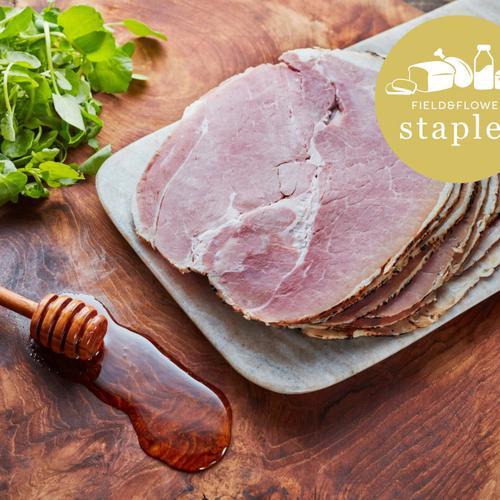 Honey Glazed Roasted Ham, Thick Sliced | field&flower Deli