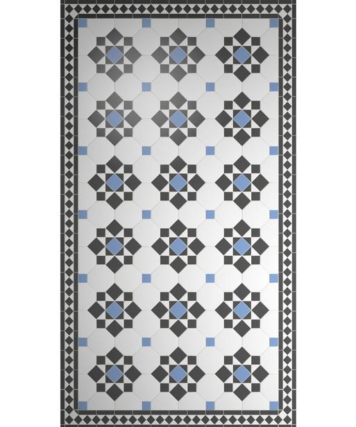 Victorian Flooring™ Hinwick Blue Tile | Topps Tiles