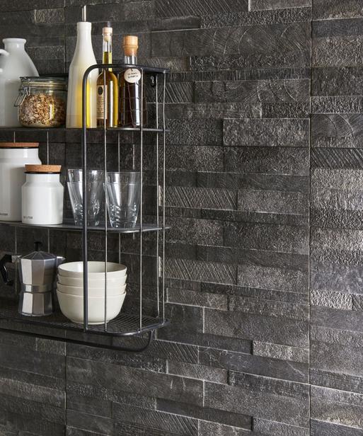 Staunton™ 3D Graphite Tile | Topps Tiles
