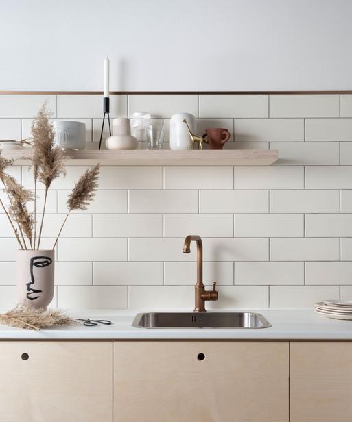 Linear Bone Matt Tile | Topps Tiles