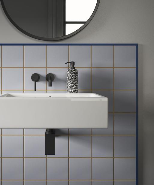 Matrix® Urban Grey Matt Tile (14.8cm x 14.8cm) | Topps Tiles