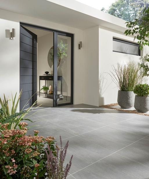 Everscape™ Inara™ Concrete Outdoor Tile (60.5cm x 60.5cm) | Topps Tiles
