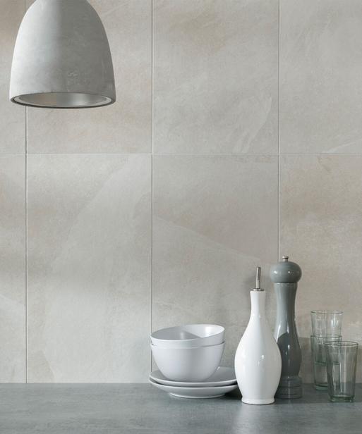 Enis™ Ivory Slate Tile (30cm x 60cm) | Topps Tiles