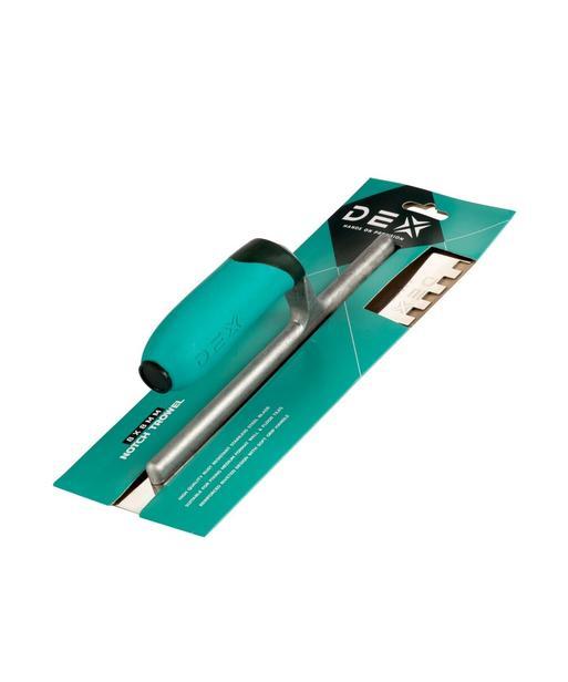 DEX Stainless Steel 8x8mm Notch Trowel | Topps Tiles