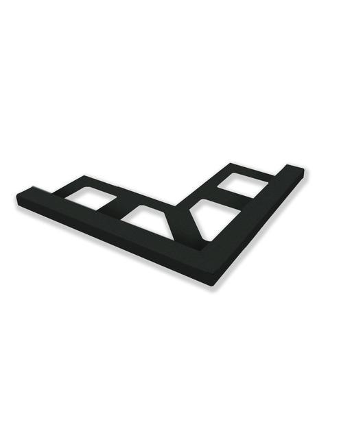 Outdoor Matt Black Box Corner Trim | Topps Tiles