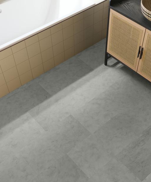 Pronto™ Gimrock Grey Luxury Vinyl Tile | Topps Tiles