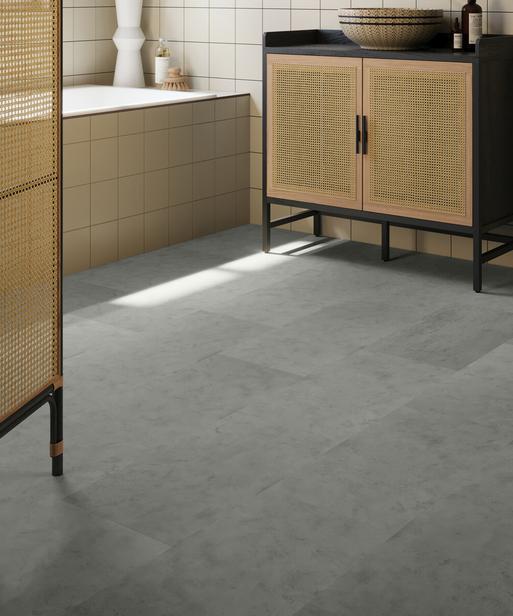 Pronto™ Gimrock Grey Luxury Vinyl Tile | Topps Tiles