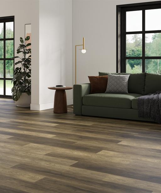 Pronto™ Krahn Brown Luxury Vinyl Tile | Topps Tiles