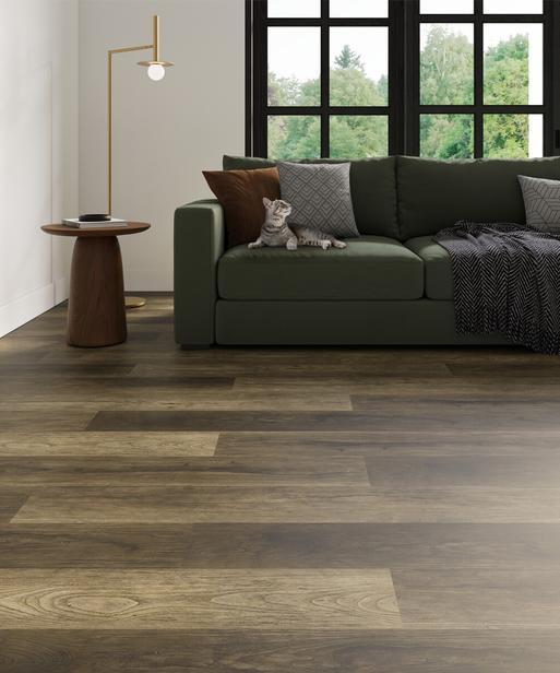 Pronto™ Krahn Brown Luxury Vinyl Tile | Topps Tiles