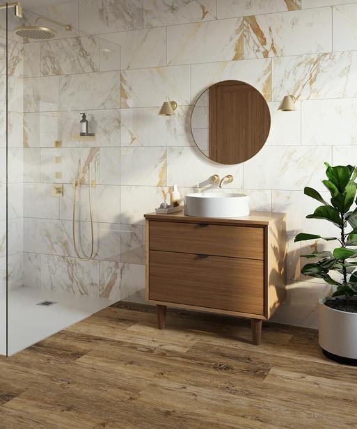 Pronto™ Friston Mid Oak XL Luxury Vinyl Tile | Topps Tiles