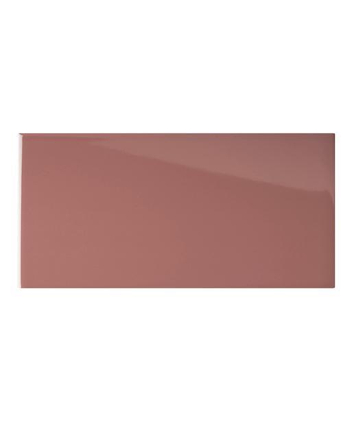 Matrix® Quartz Pink Gloss Tile (9.8cm x 19.8cm) | Topps Tiles