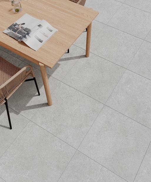 Everscape™ Kemble™ Grey Outdoor Tile (59.8cm x 59.8cm) | Topps Tiles