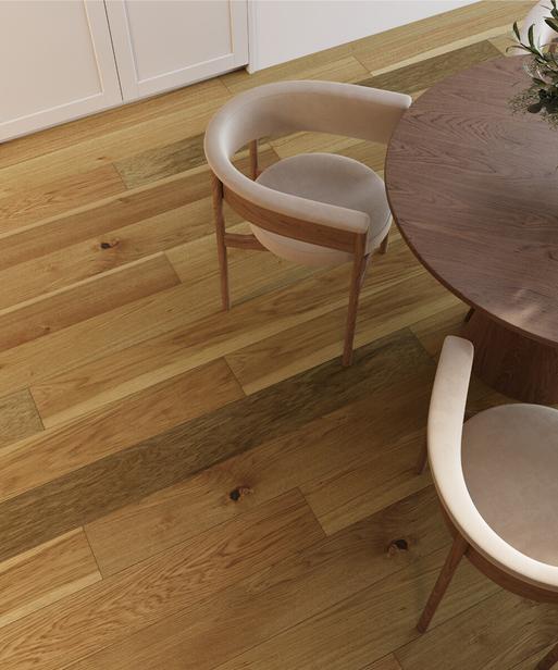 Rena Natural Oak Engineered Wood Flooring | Topps Tiles