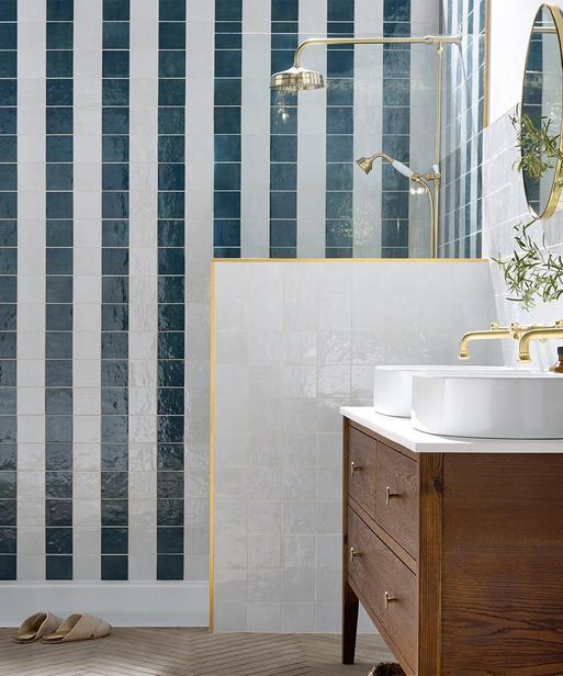Tanjin™ Blue Tile (10.7cm x 10.7cm) | Topps Tiles