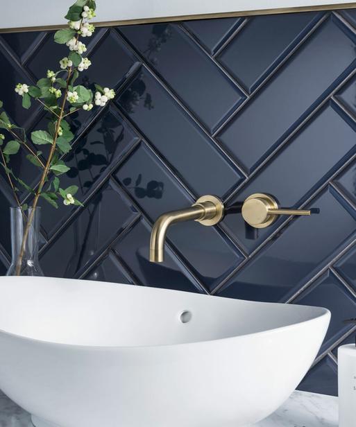 Diamante Blue Tile | Topps Tiles