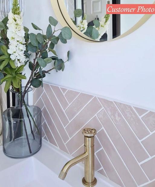 Artisau™ Gloss Pink Tile | Topps Tiles