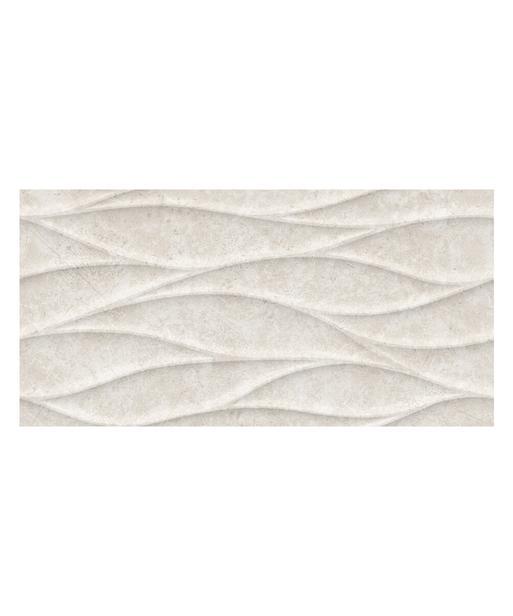 Blaine Beige Decor Tile (30cm x 60cm) | Topps Tiles