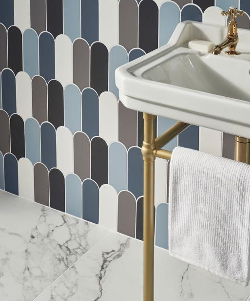 Blossom™ Sky Blue Tile | Topps Tiles