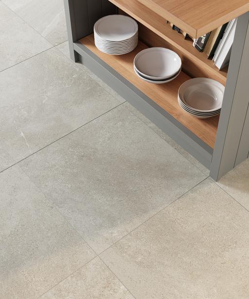 Broadway Grey Tile (59.6cm x 59.6cm) | Topps Tiles
