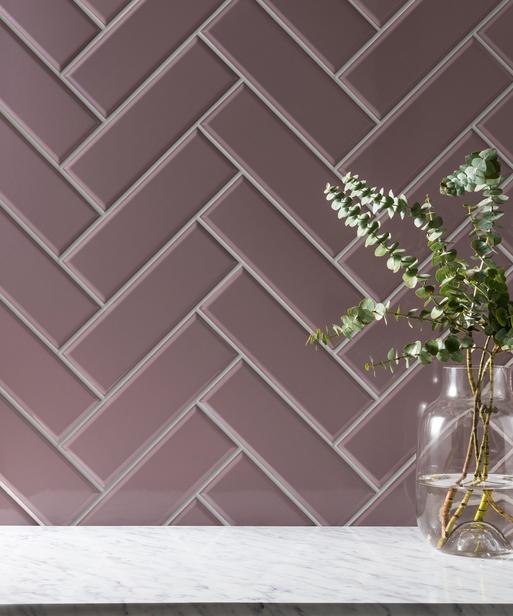 Diamante Pastel Lavender Tile | Topps Tiles