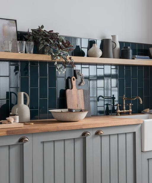 Astrea™ Ink Blue Tile | Topps Tiles