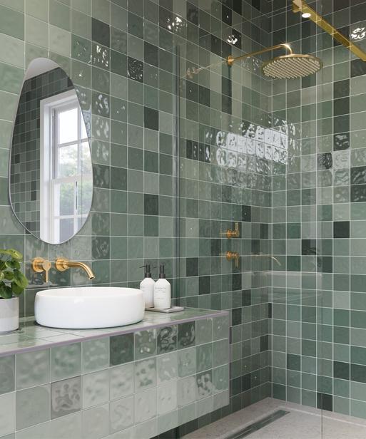 Cadence™ Sage Tile (31.6cm x 60cm) | Topps Tiles