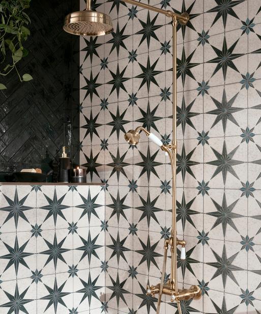 Statements™ Capello™ Forest Green Tile (45.2cm x 45.2cm) | Topps Tiles