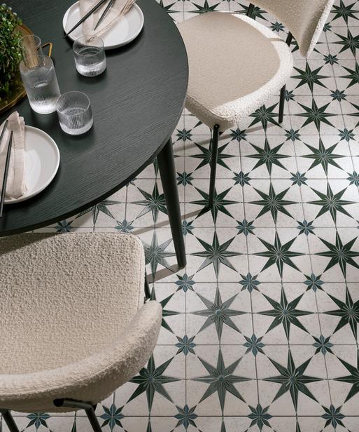 Statements™ Capello™ Forest Green Tile (45.2cm x 45.2cm) | Topps Tiles