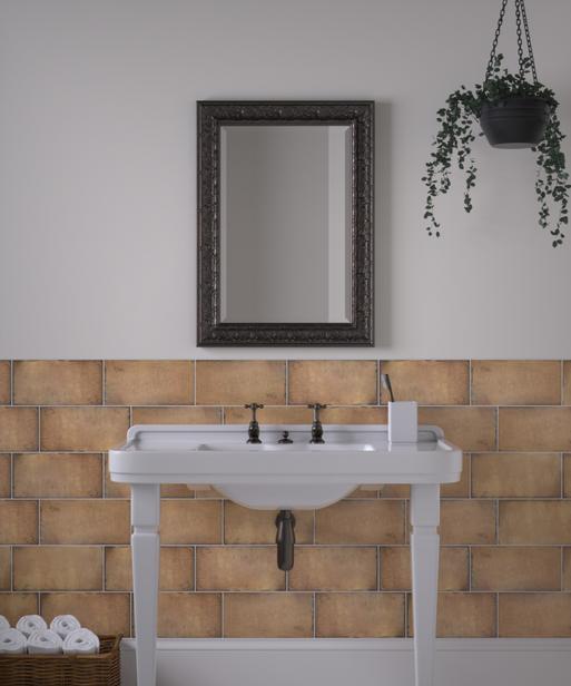 Catania™ Ochre Tile | Topps Tiles