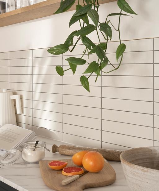 Ribbon™ Bone Tile (5.3cm x 30cm) | Topps Tiles