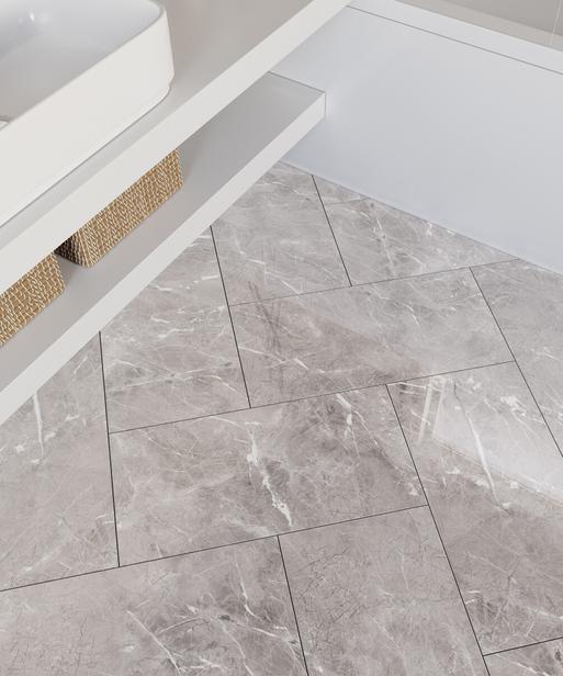 Emberton™ Dark Grey Tile (30cm x 60cm) | Topps Tiles