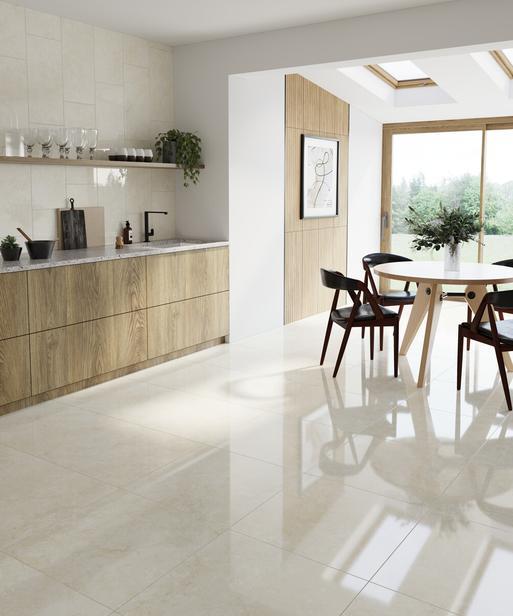 Emberton™ Ivory Tile (30cm x 60cm) | Topps Tiles