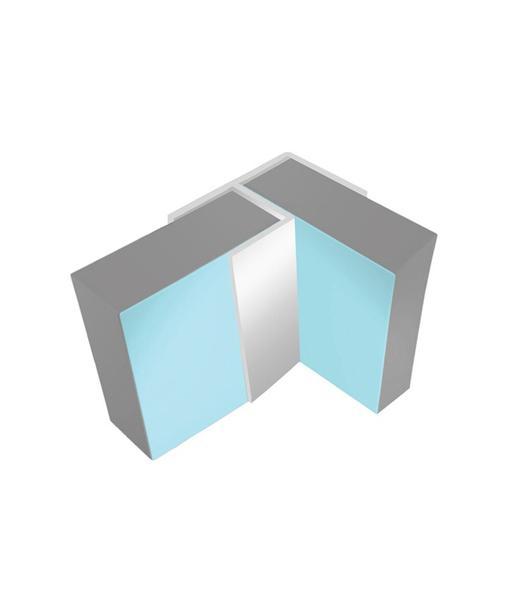 Multipanel Flush Corner Profile Polished 2.45m | Topps Tiles