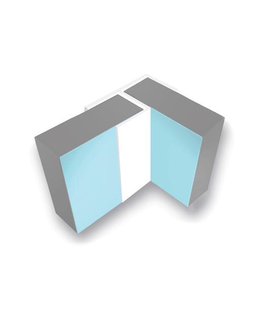 Multipanel Flush Corner Profile White 2.45m | Topps Tiles