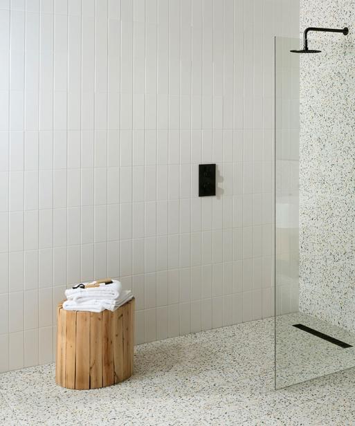 Flute™ White Tile | Topps Tiles